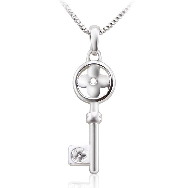 Ref No.: 141017 Simple Keys Necklace dress jewellery online fashion jewelry wholesale suppliers