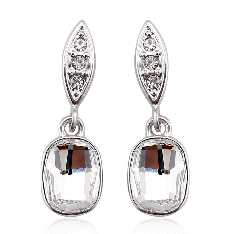 Ref No.: 441008 Color Gems Earring cubik zirkonia infinity heart jewelry