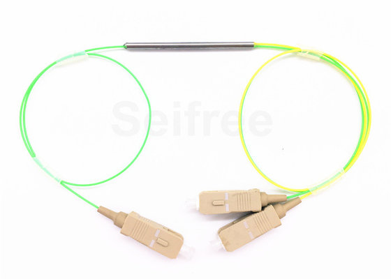 Multi Mode optical fibre coupler with SC/UPC connector , optical cable splitter