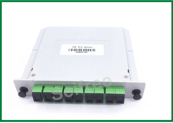 Insert Type OFiber Optic PLC Splitter 1x8 PON optical fiber splitter