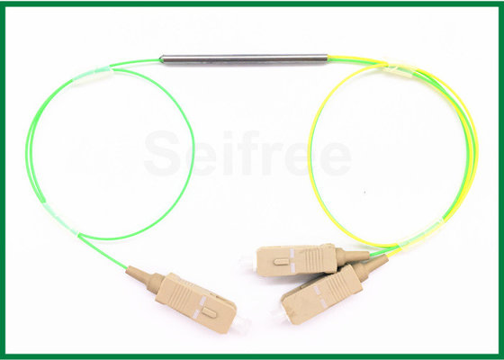 Multi Mode optical fibre coupler with SC/UPC connector , optical cable splitter