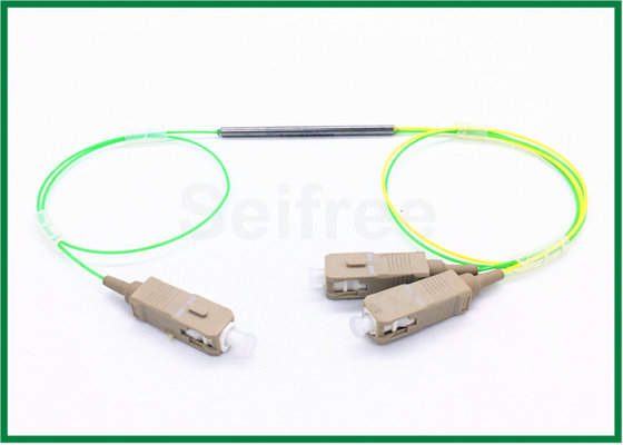 Multi Mode optical fibre coupler with SC/UPC connector , optical cable splitter