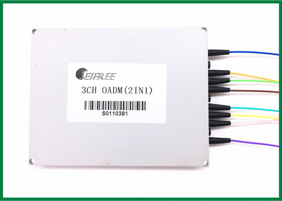 Dual Fiber Optical Add Drop Multiplexer Single Mode with LC/UPC Connectors