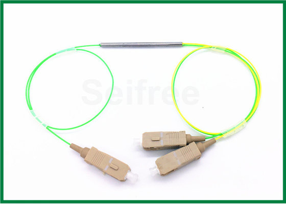 Multimode optical fiber coupler 1x2   850nm Coupling radio 10/90 OM1 with SC connector