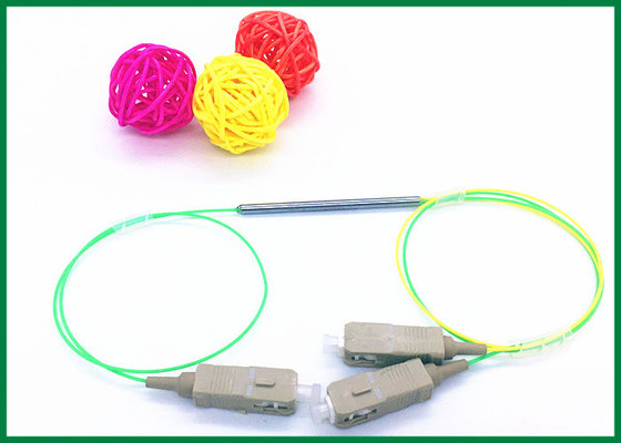 Multimode optical fiber coupler 1x2   850nm Coupling radio 10/90 OM1 with SC connector
