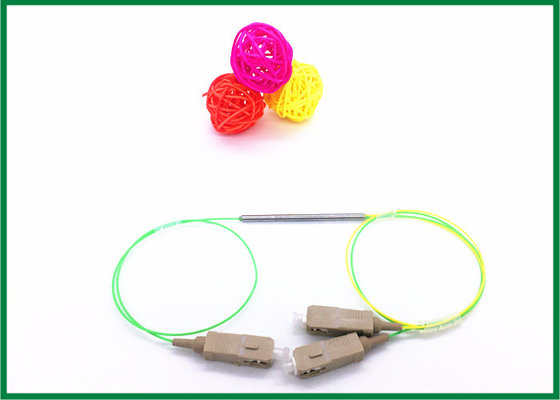 Multimode optical fiber coupler 1x2   850nm Coupling radio 10/90 OM1 with SC connector
