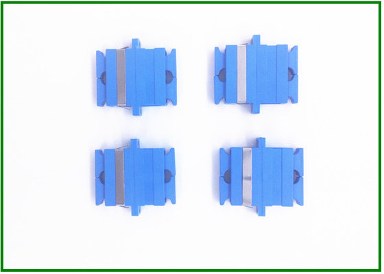 SC Fiber Optic Adaptor Single Mode And Duplex Optical Network Wiring