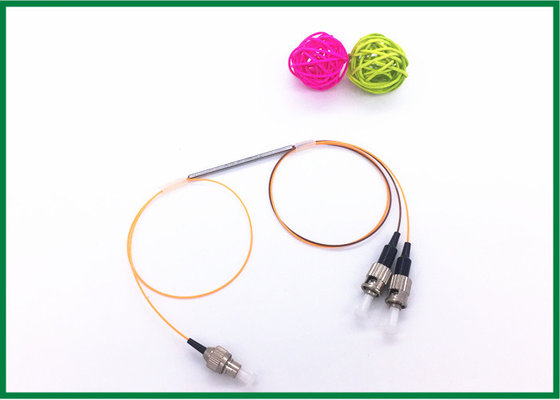 1x2 1550nm single mode fiber coupling with FC/UPC connector Fused splitter