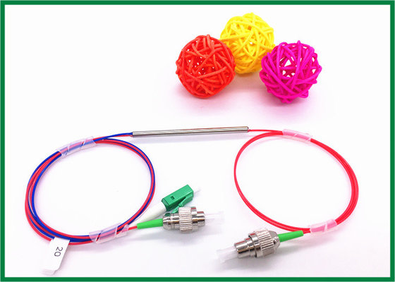 1x2 Single Mode Fiber Coupler 1310nm and 1550nm  dule window FBT splitter