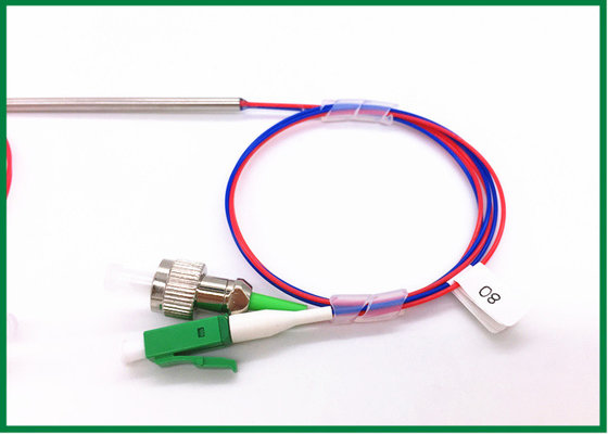 Fused Fiber Coupler 1x2 With LC/APC Connector  820nm Fttx Fiber Optic Splitters