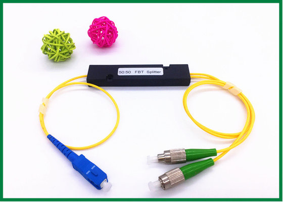 Single mode fiber coupler single window 1310nm 1x2 FBT coupler SC FC