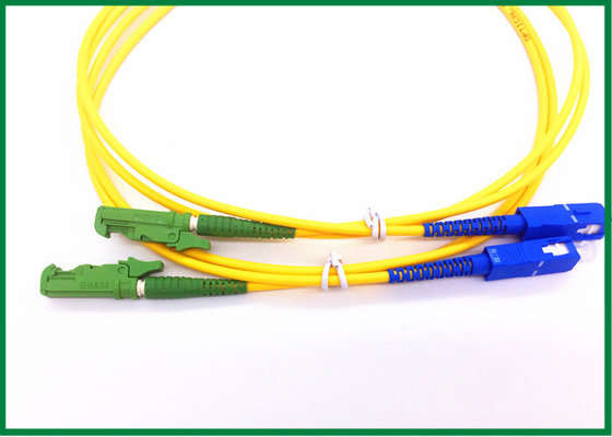 Fiber Optic Patch Cord SC/UPC To E2000/APC Single Mode Patch Cord
