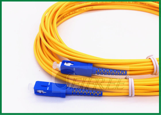 SC/UPC to SC/UPC connecoter Fiber Optic Patch Cord Single Mode G657A Simplex