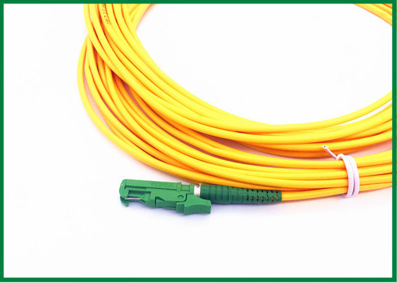 E2000 / APC Connecoter Single Mode Fiber Patch Cord / Simplex Patch Cord