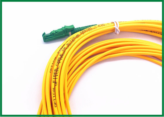 Gigabit Ethernet E2000/APC fiber optic cable patch cord with Ultra fiber LSZH