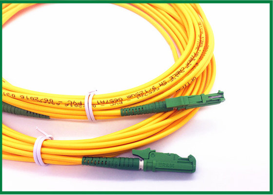 PVC Jacket E2000 Sc Fiber Optic Patch Cord Single Mode Patch Cord
