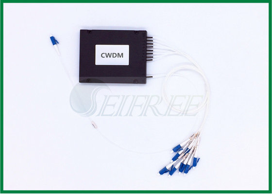 SC-LC Fiber Optic CWDM Mux Demux 4 channels passive 2 fiber duplex 1270nm
