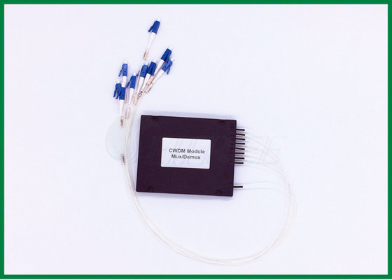1470~1610nm 8 Channels CWDM Mux Demux in Plastic Box Multiplexer