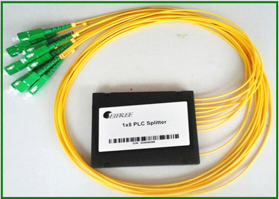 1x8 Ports Fiber Optic PLC Splitter For Connector  SC/APC , Planar Lightwave Circuit Splitter