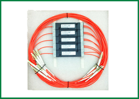 GPON EPON 1x2 Multimode Fiber Coupler 850nm 1300nm 62.5/125 50 / 50 LC/UPC Optical Splitter