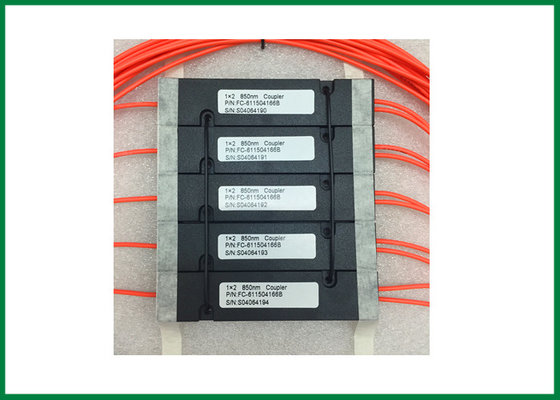 GPON EPON 1x2 Multimode Fiber Coupler 850nm 1300nm 62.5/125 50 / 50 LC/UPC Optical Splitter