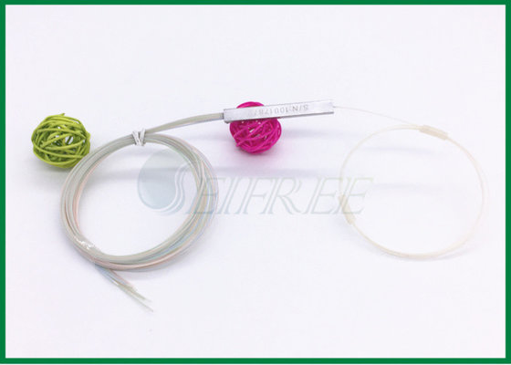 1x8 mini type 0.9mm fiber optics splitter none connector for FTTH