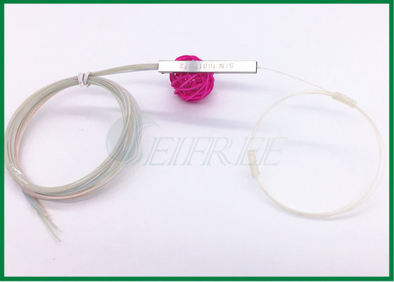 1x8 mini type 0.9mm fiber optics splitter none connector for FTTH