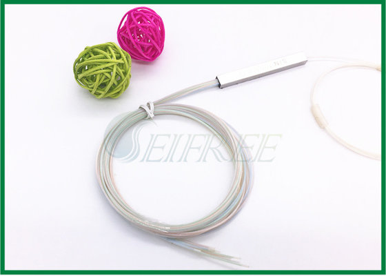 1x8 mini type 0.9mm fiber optics splitter none connector for FTTH