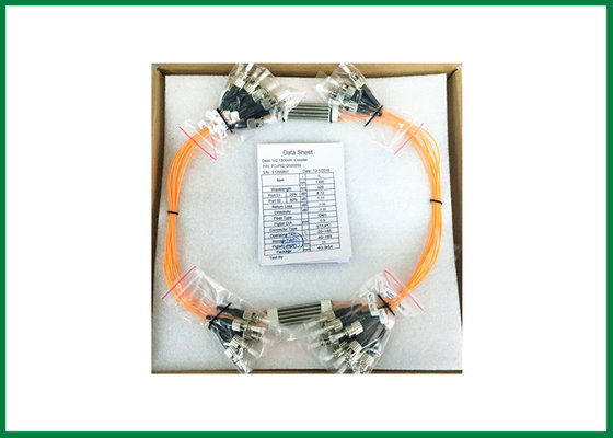 Mini Size Multimode Optical Fiber Couplers , ST Optical Splitter For LAN PON CATV