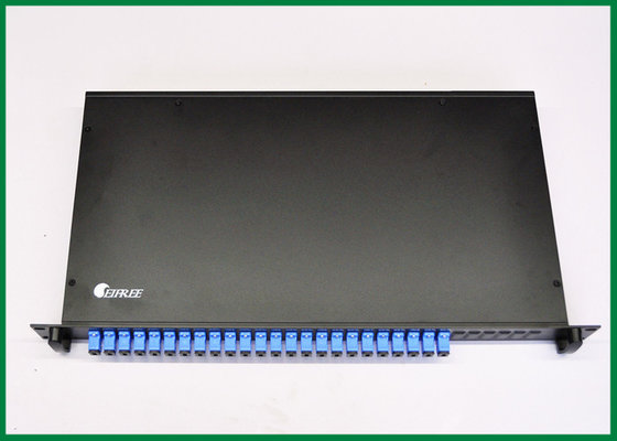 19 Inches Rack 1RU Single Mode Fiber Coupler with SC connectors