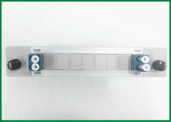 Single Fiber CWDM Optical Multiplexer And Demultiplexer With UPG Port LC Duplex