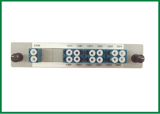 Single Fiber CWDM Optical Multiplexer And Demultiplexer With UPG Port LC Duplex