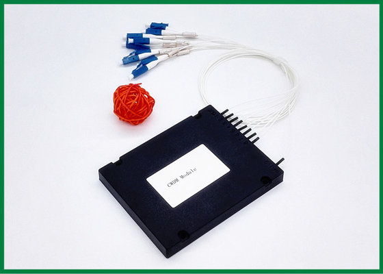 Fiber optical multiplexer 8 Channels 8 Wavelengths , Plastic Box Module