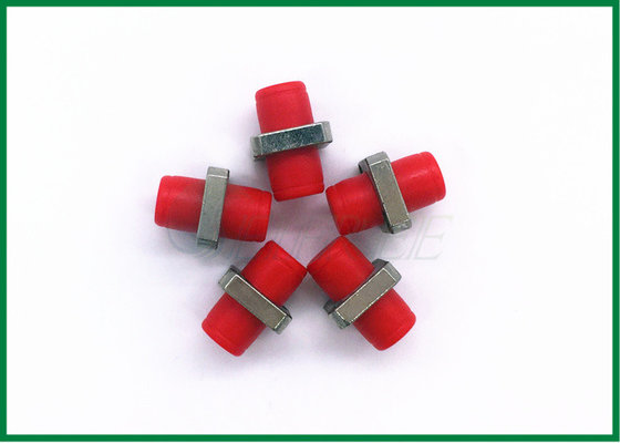 High Repeatability Flange Type Fiber Optic Adaptor FC/UPC To FC/UPC