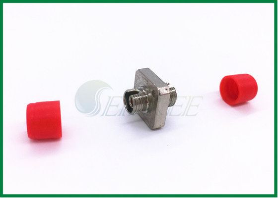 High Repeatability Flange Type Fiber Optic Adaptor FC/UPC To FC/UPC