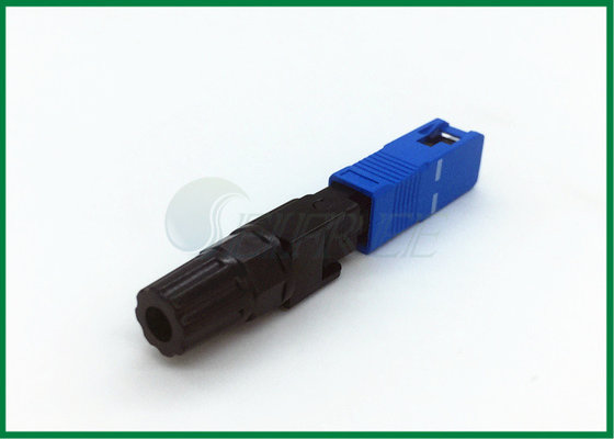 FTTH Drop Cable Optical Fiber Connectors SC / UPC Single Mode