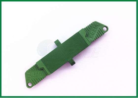APC Fibre Optic Cable Connectors Green With Low Insertion Loss E2000 Fiber Connector