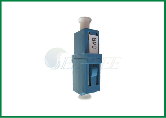 Ceramic Sleeve FTTH Fiber Optic Attenuator SM Single Mode Simplex LC Fixed 1~20dB