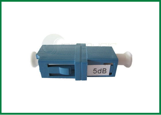 Ceramic Sleeve FTTH Fiber Optic Attenuator SM Single Mode Simplex LC Fixed 1~20dB