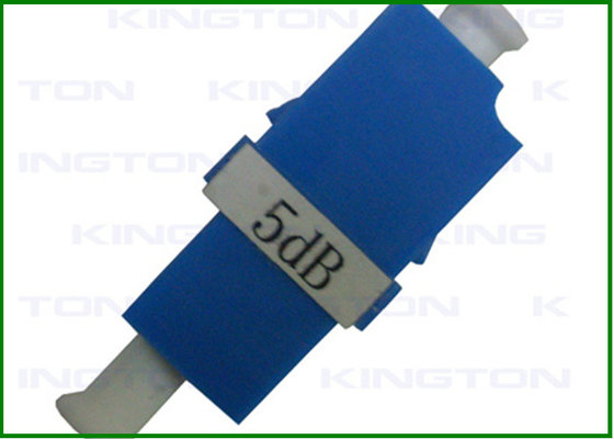 LC Fiber Optic Female And Male Single Mode Attenuator 15dB / 10dB / 5dB