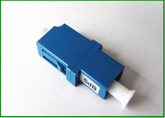 LC Fiber Optic Female And Male Single Mode Attenuator 15dB / 10dB / 5dB