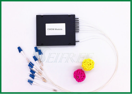 Fiber Optical CWDM Mux Demux multiplexer 8 to 1+1 with Express port SC FC LC connector