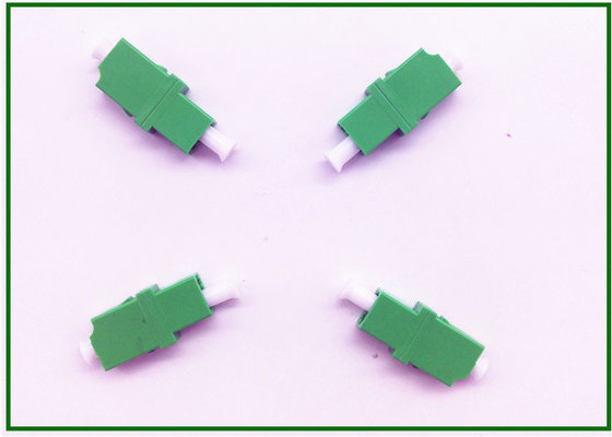Simplex LC APC UPA  Optic Fiber Adapter / Fiber Optic Plug For FTTH / FTTX
