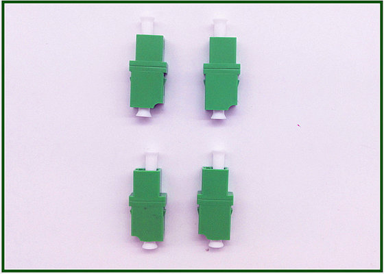 Simplex LC APC UPA  Optic Fiber Adapter / Fiber Optic Plug For FTTH / FTTX