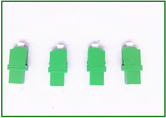 Simplex LC APC UPA  Optic Fiber Adapter / Fiber Optic Plug For FTTH / FTTX