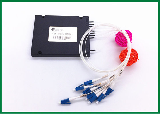 100G 200G Fiber Optic DWDM 4 wavelength AWG Mini Rack Mounted with FC adapter mux