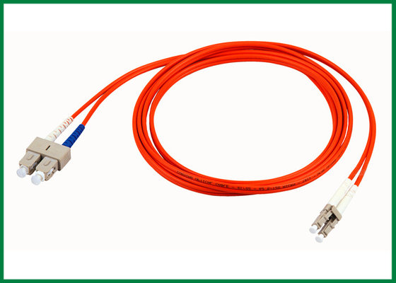 Multimode Fiber Optic Patch Cord Cable, LC FC ST SC Connectors Duplex Patchcord