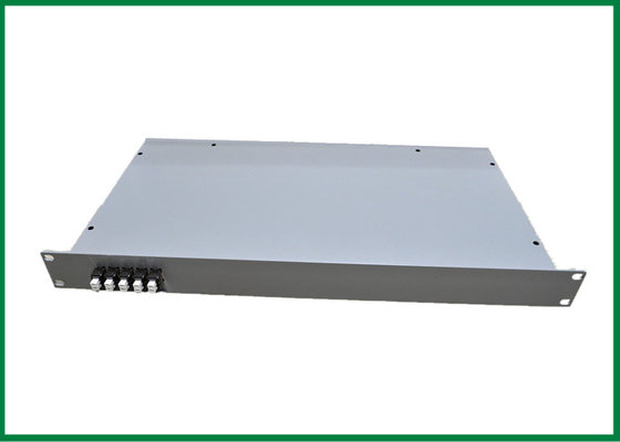 2 Fiber CWDM OADM Add Drop Multiplexer Telecom Gray MU Adapter 19 " 1U Rack Mount