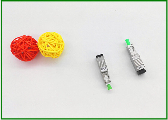 Simplex Duplex Male - Female Sc APC Fiber Optic Attenuator 10dB 20dB Single Mode