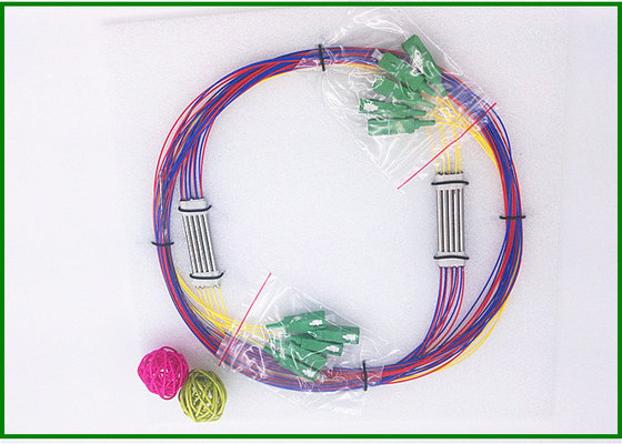 1X2 Ports Fiber Optic Fused WDM for wavelength 1310/1550 and connector type SA